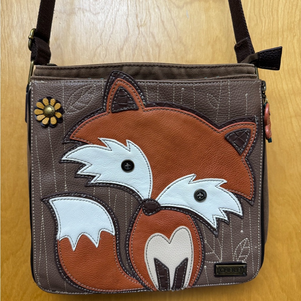 Chala Brown Fox Crossbody Bag - H - Gem